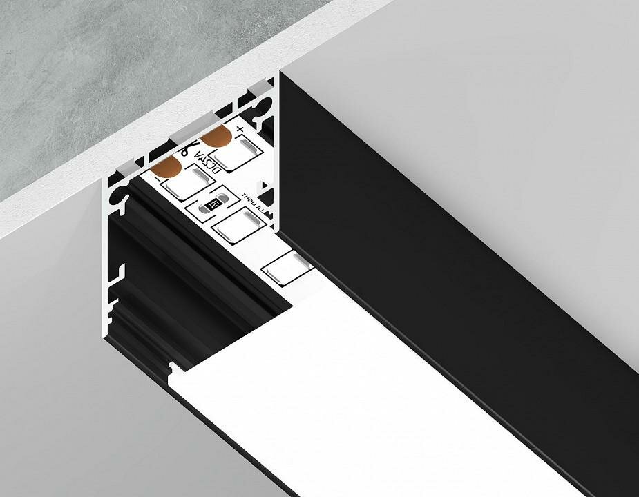 Короб накладной Ambrella Light Profile System GP GP2500BK цвет черный