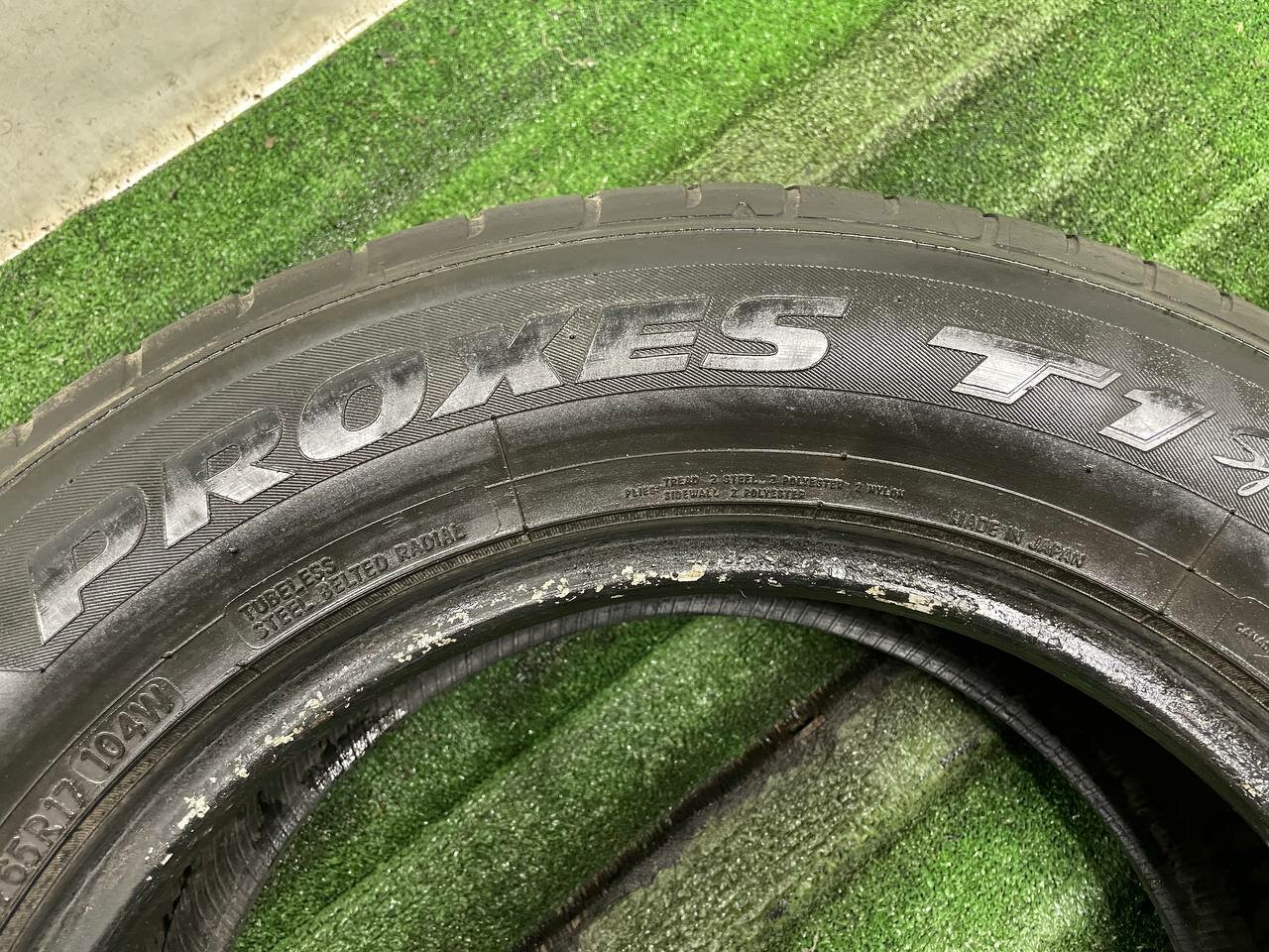 Комплект (2 шт) летних БУ шин Toyo Proxes T1 Sport SUV 235/65 R17 38% износ YQM561896