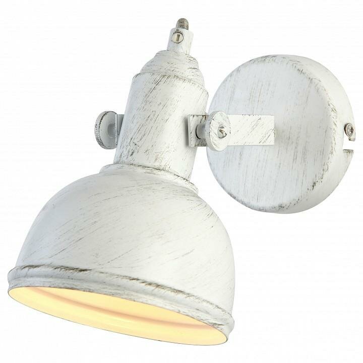 Настенный светильник Arte Lamp Mart1n A5213AP-1WG цвет плафона подвески Белый, Золото, цвет арматуры Белый, Золото