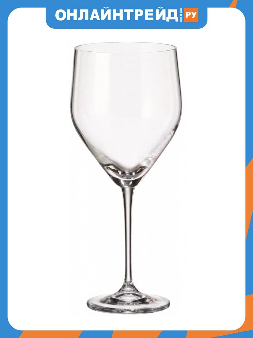 Набор бокалов для красного вина Crystal Bohemia SITTA, 680 мл (набор 6 шт.)