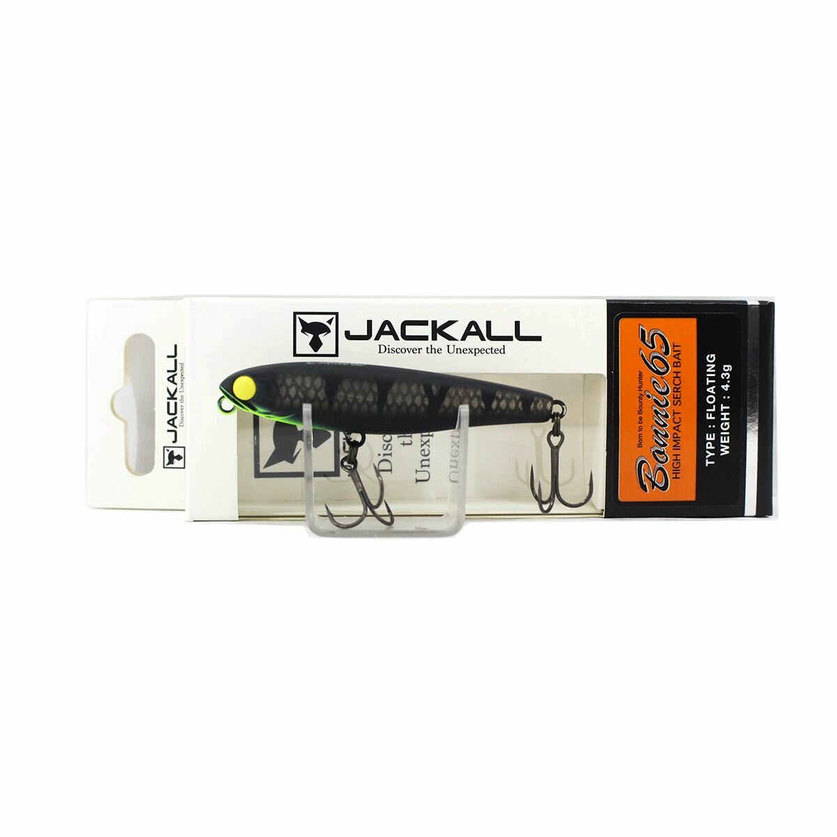 Воблер JACKALL BONNIE 65F 4.3g цвет DARK PHANTOM