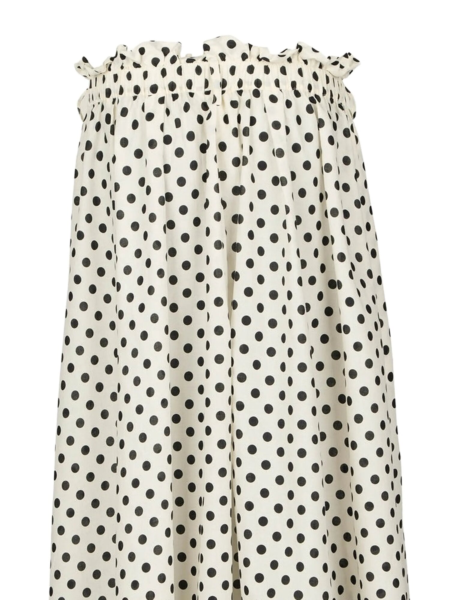 Юбка Hannes Roether Polka-dot maxi skirt, размер 44, бежевый/белый — фото 1