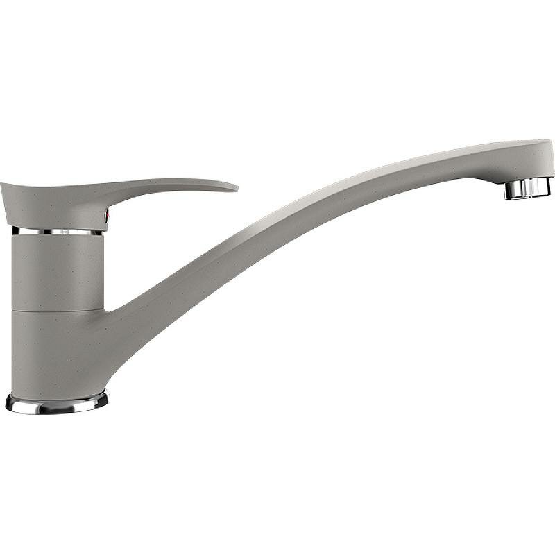 Смеситель для кухни Ulgran Classic U-003-331 белый, рычажный, латунь
