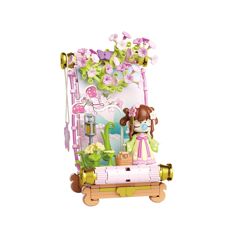 Конструктор унисекс TOP TOY Nanci All Season Scroll Collection, All-Season Scroll-Spring Sequence TC2053, 350 деталей