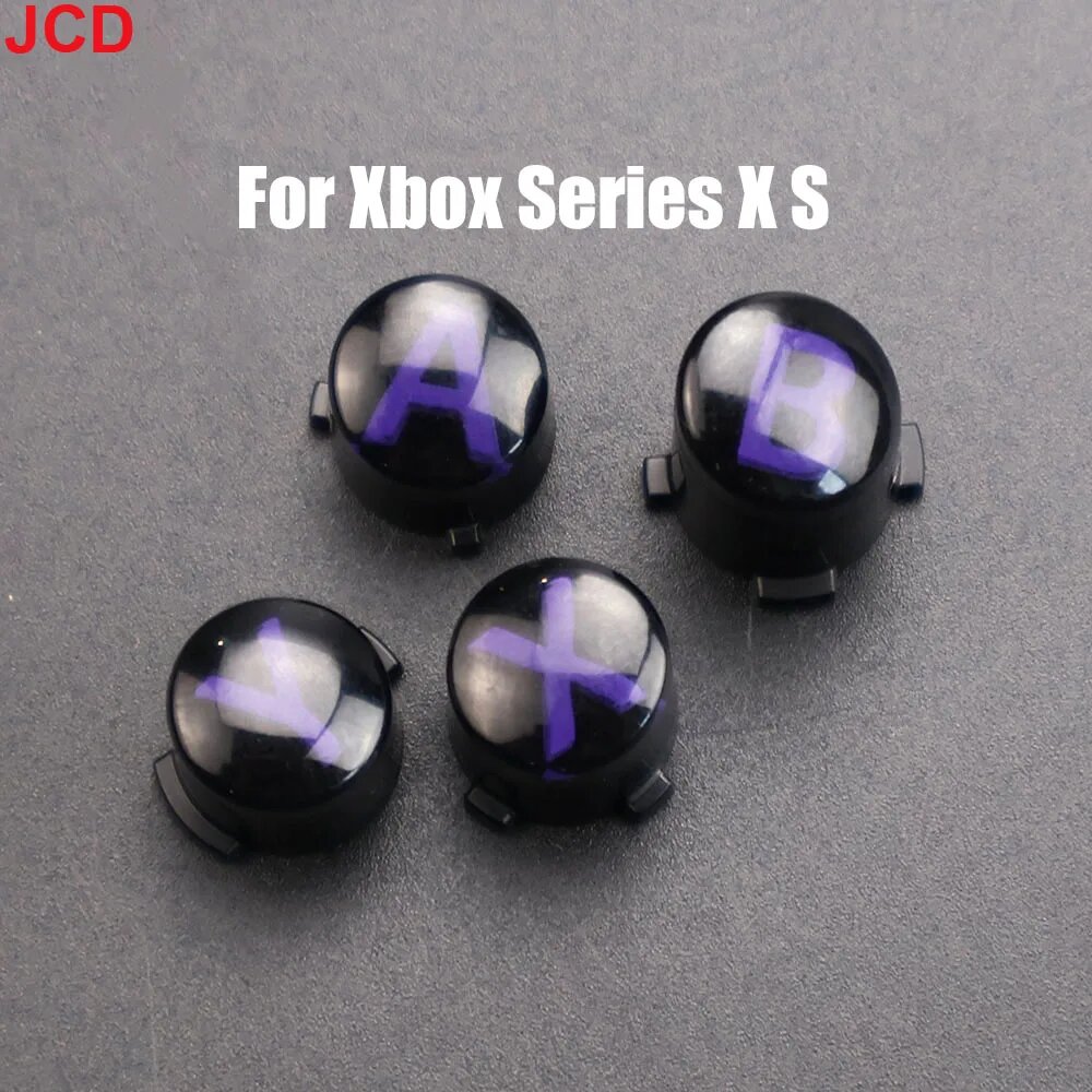 Комплект кнопок ABXY JCD для Xbox Series X S / Xbox One Elite Фиолетовый, Aurora Purple