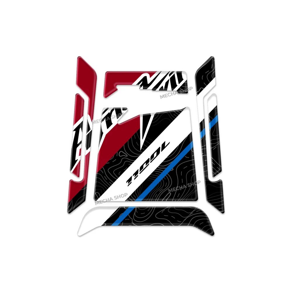 Для CRF1100 Africa Twin CRF 1100 L 2023 2024 2025 2026: Накладка на бак, 3D-декор из B sticker kit