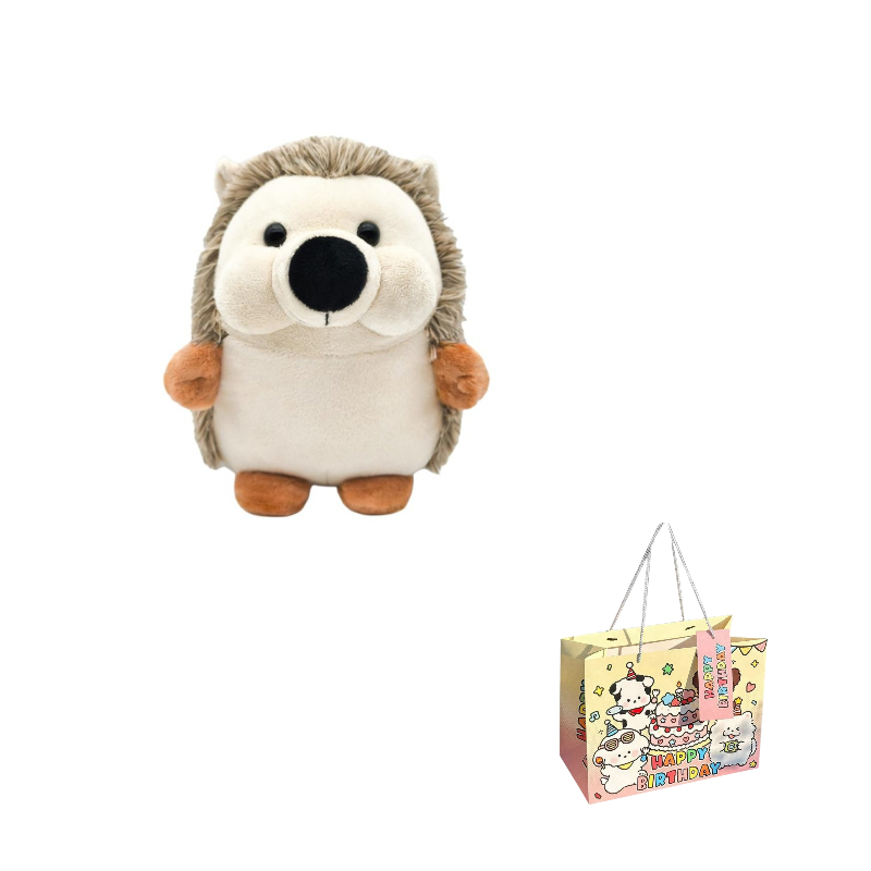 Подарочная сумка унисекс KUMAOYA, 18 cm EU, Nude Hedgehog