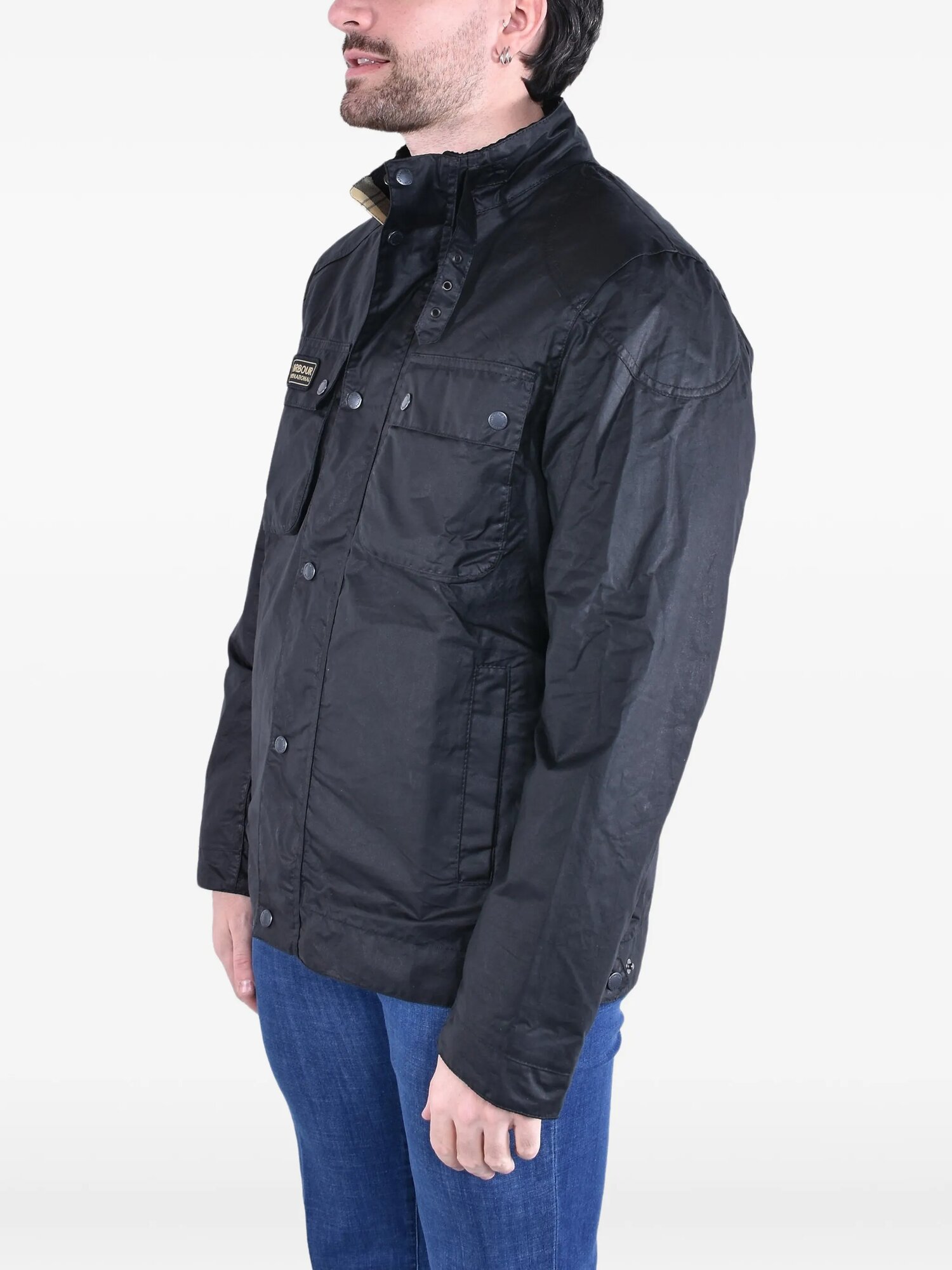 Куртка BARBOUR INTERNATIONAL Merton wax jacket, размер 48 — фото 1