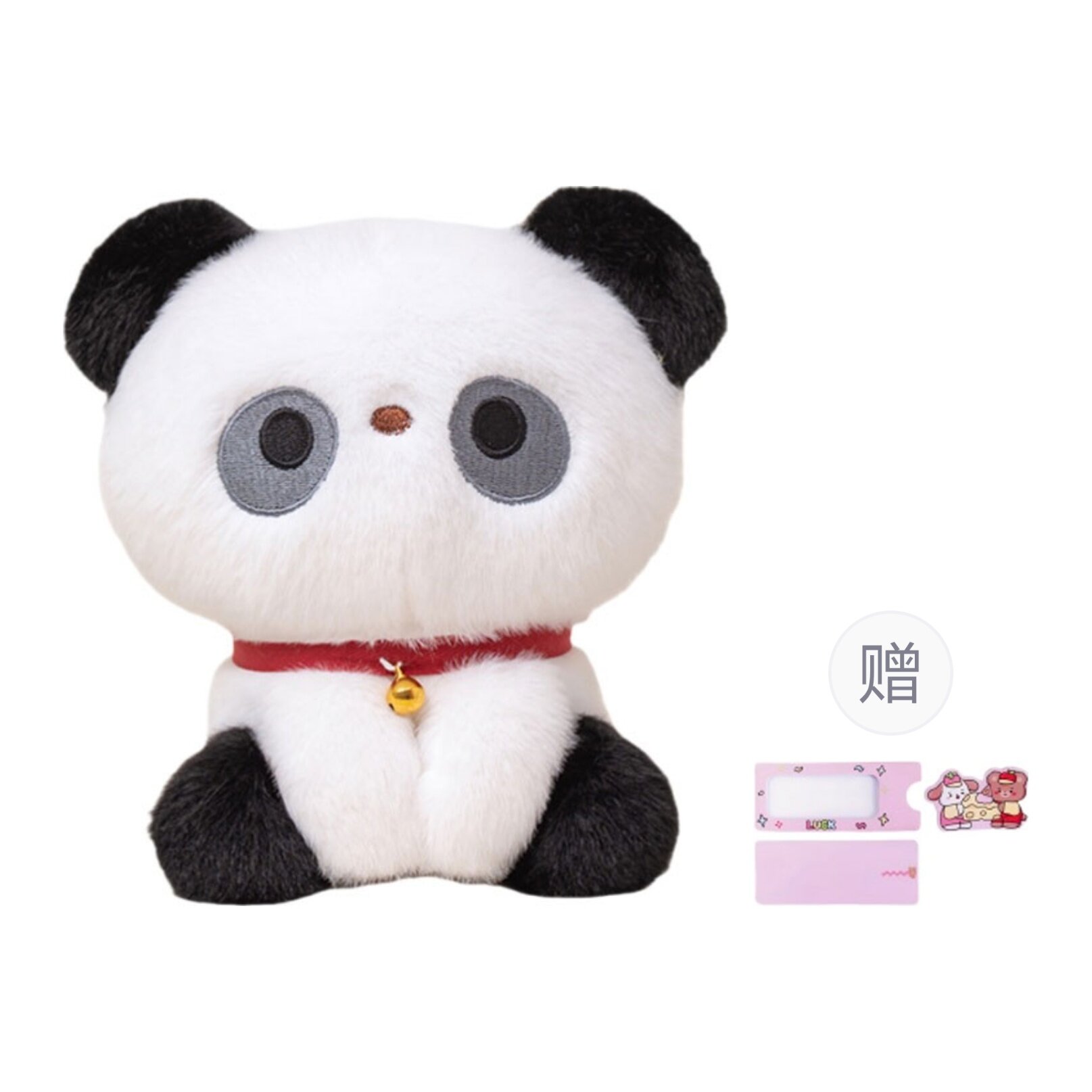 Куклы унисекс AOLETU "Мультяшный котенок и слоненок" Плюшевая игрушка, 16CM EU, Panda+Puppy Pull-Out Greeting Card
