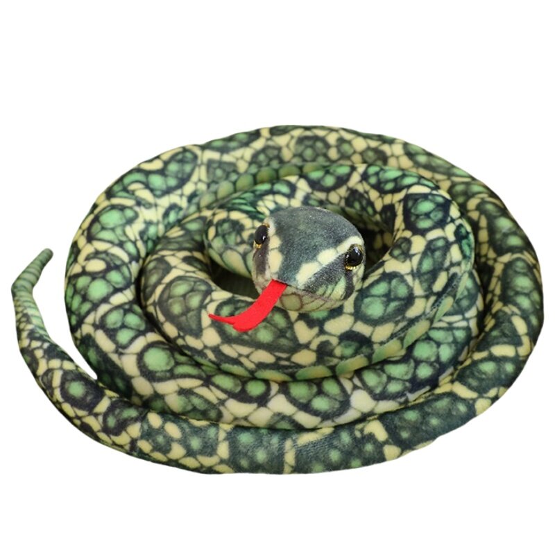 Змея из стеклопластика унисекс Mise, 110 см, 160CM EU, Snake doll - green