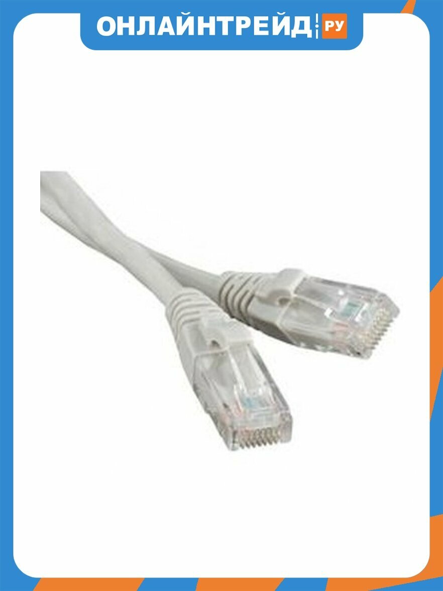 Патч-корд Twt UTP кат.5e, с заливными колпачками, 7.0 м, серый