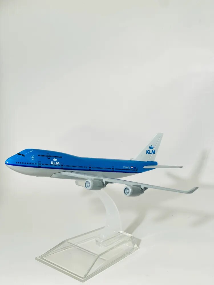Сборная модель самолета KLM 1/500, металл, пластик, 16 см, арт. 2274435233