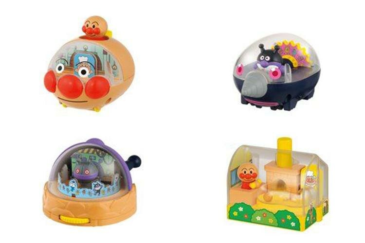 Игровой набор унисекс BANDAI Anpanman, желейные игрушки, полный набор из 4 шт.
