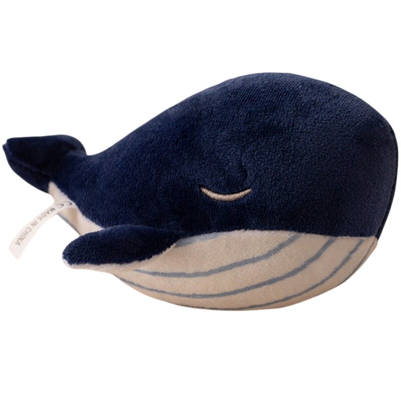 Плюшевая подвеска унисекс Mise Милая игрушка-кит, 12CM EU, Cute dolphin whale pendant [dark blue]