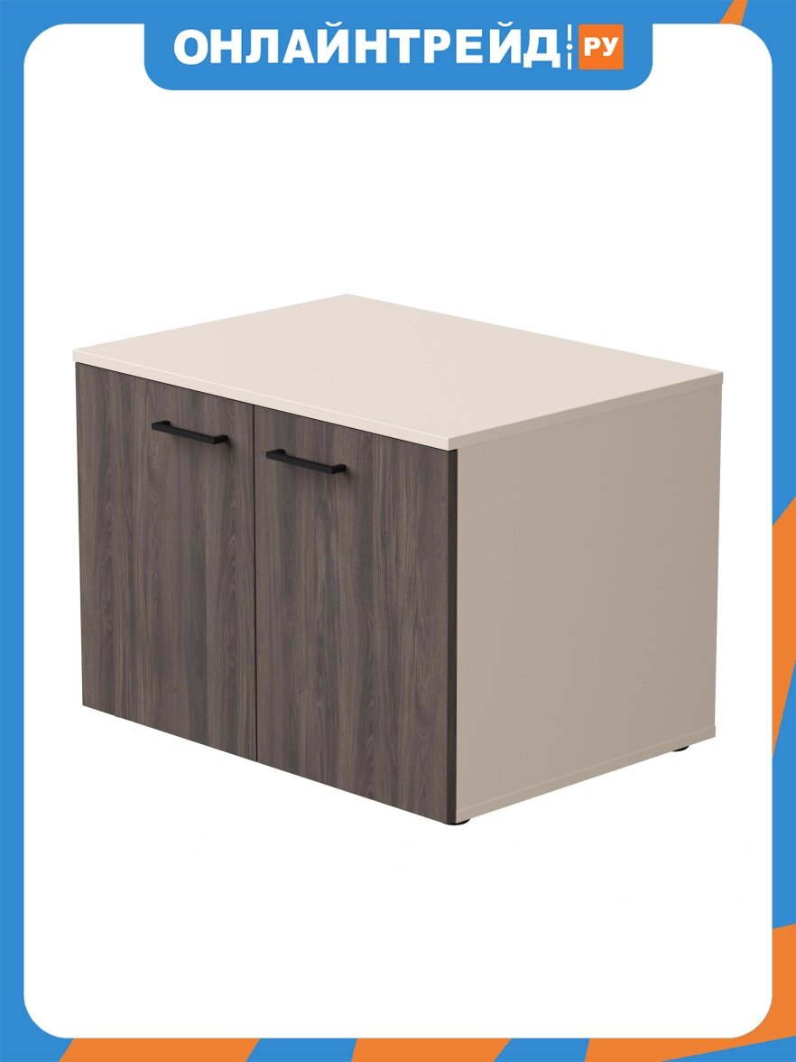 Тумба для оргтехники Everprof EVO 800х604x588 Кашемир/Дуб Пасадена