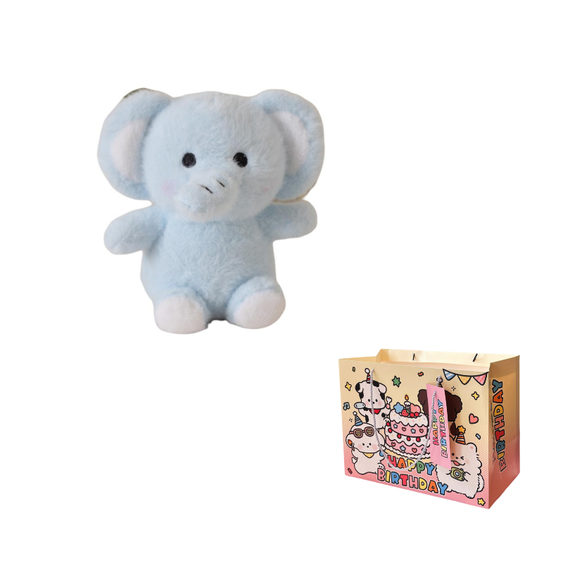 Милые подарочные пакеты унисекс KUMAOYA с изображением пингвинов, 16 см, Blue Elephant