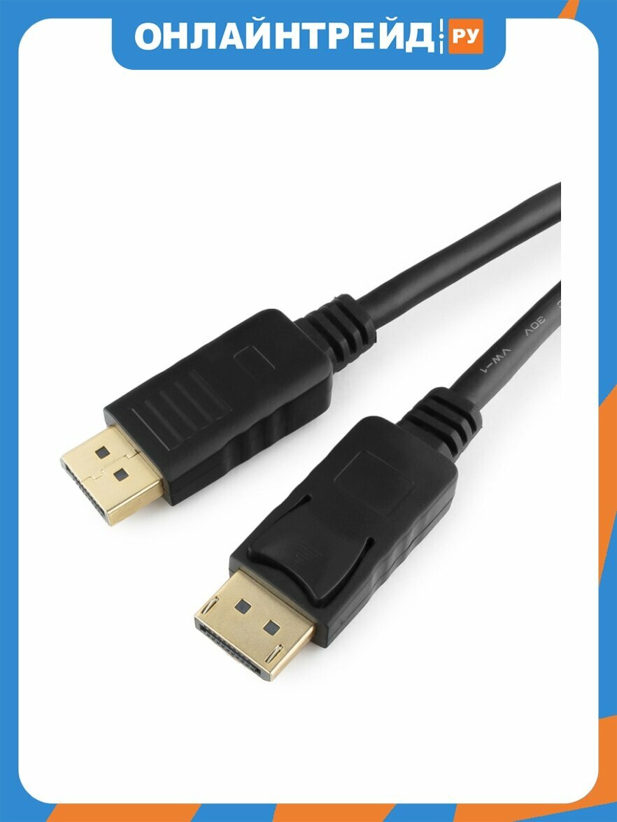 Кабель Cablexpert DisplayPort CC-DP2-10M, v1.2, 10м, 20M/20M, черный