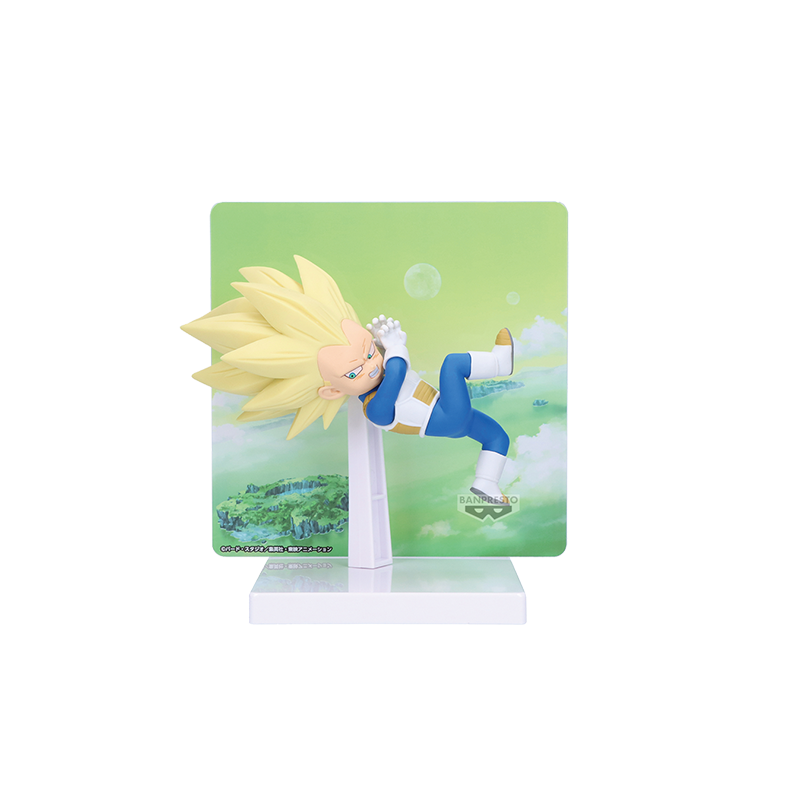 Фигурка унисекс BANDAI Dragon Ball Vegeta Super Saiyan 3, Super Saiyan 3 Vegeta+Background Board