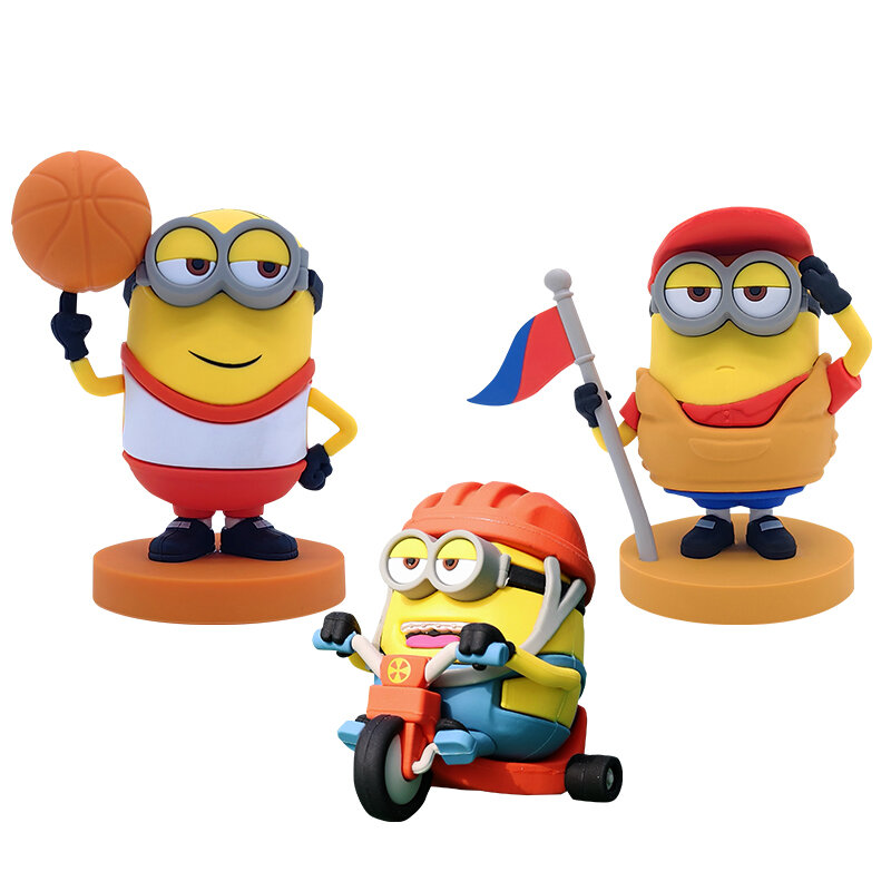 Фигурки чиби унисекс Minions Despicable Me 4 Sports Edition, 68-130MM EU, Sports Collection Clothing Sets