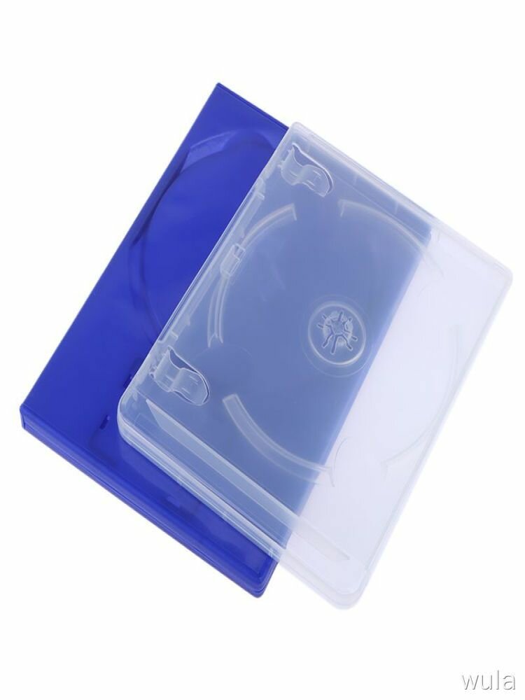 Коробка для дисков PS2 wula синяя, блистер, 1 шт, для хранения — фото 1
