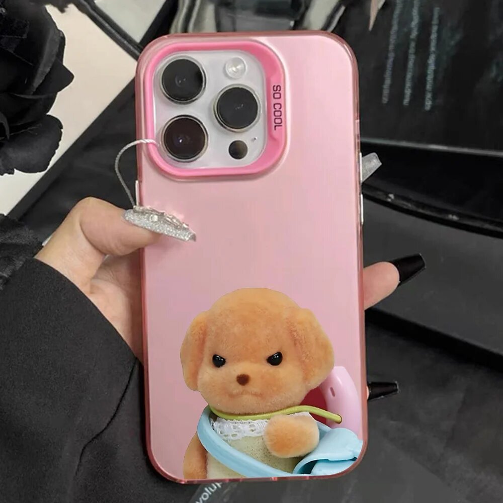 Чехол для телефона S-Sylvanians Cute Families для iPhone 16,15,14,13,12,11, Pro, z2, iPhone16pro