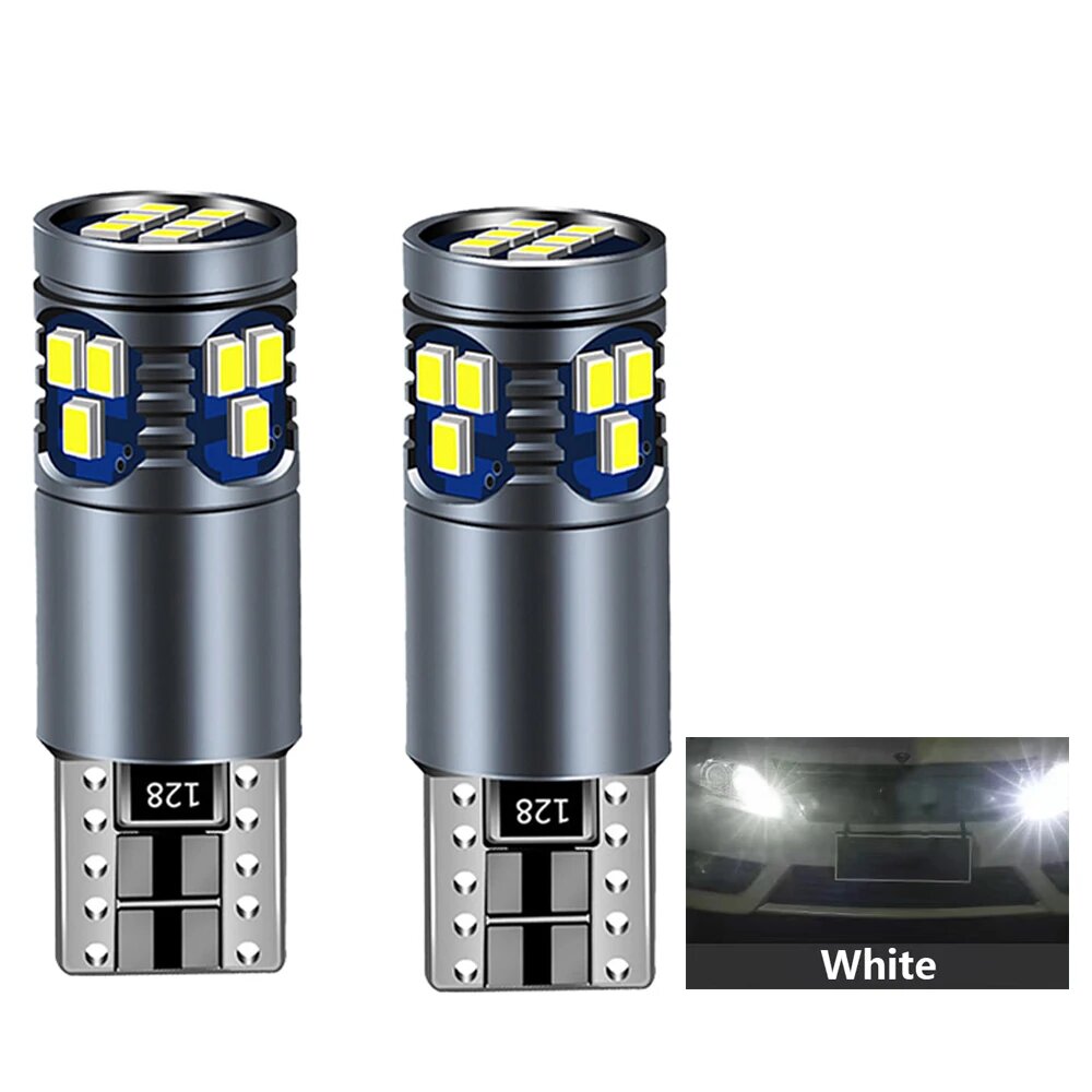 Комплект Из 2 Светодиодных Боковых Габаритных Фонарей T10 Canbus Для Seat Leon, Ibiza, White