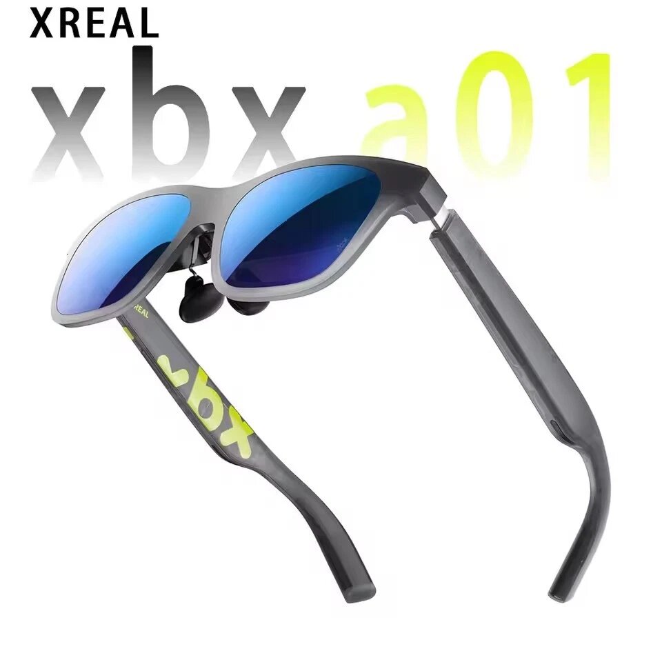 AR очки XREAL XBX A01+,147" MicroOLED, стабилизация изображения, объемный звук, 62 г
