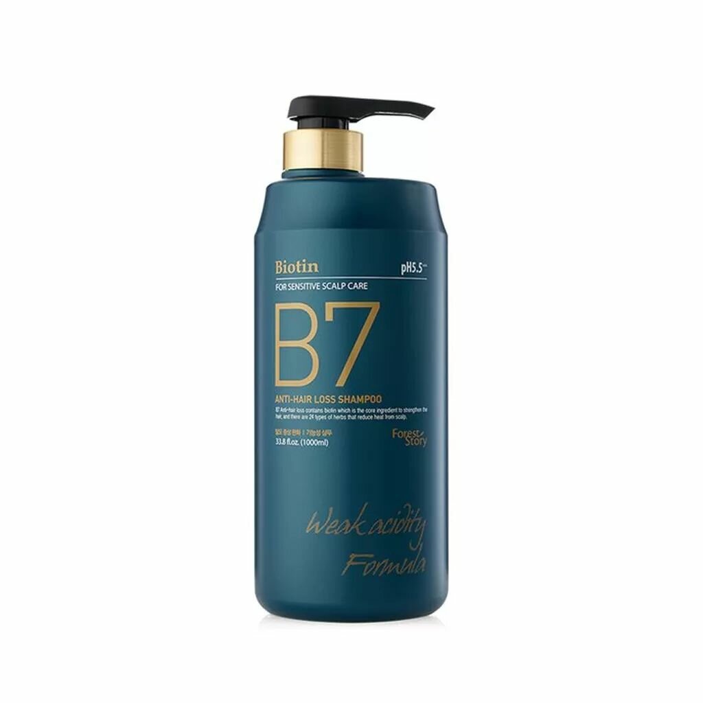 Welcos Шампунь с биотином от выпадения Forest Story B7 Anti Hair Loss Shampoo (500 мл)