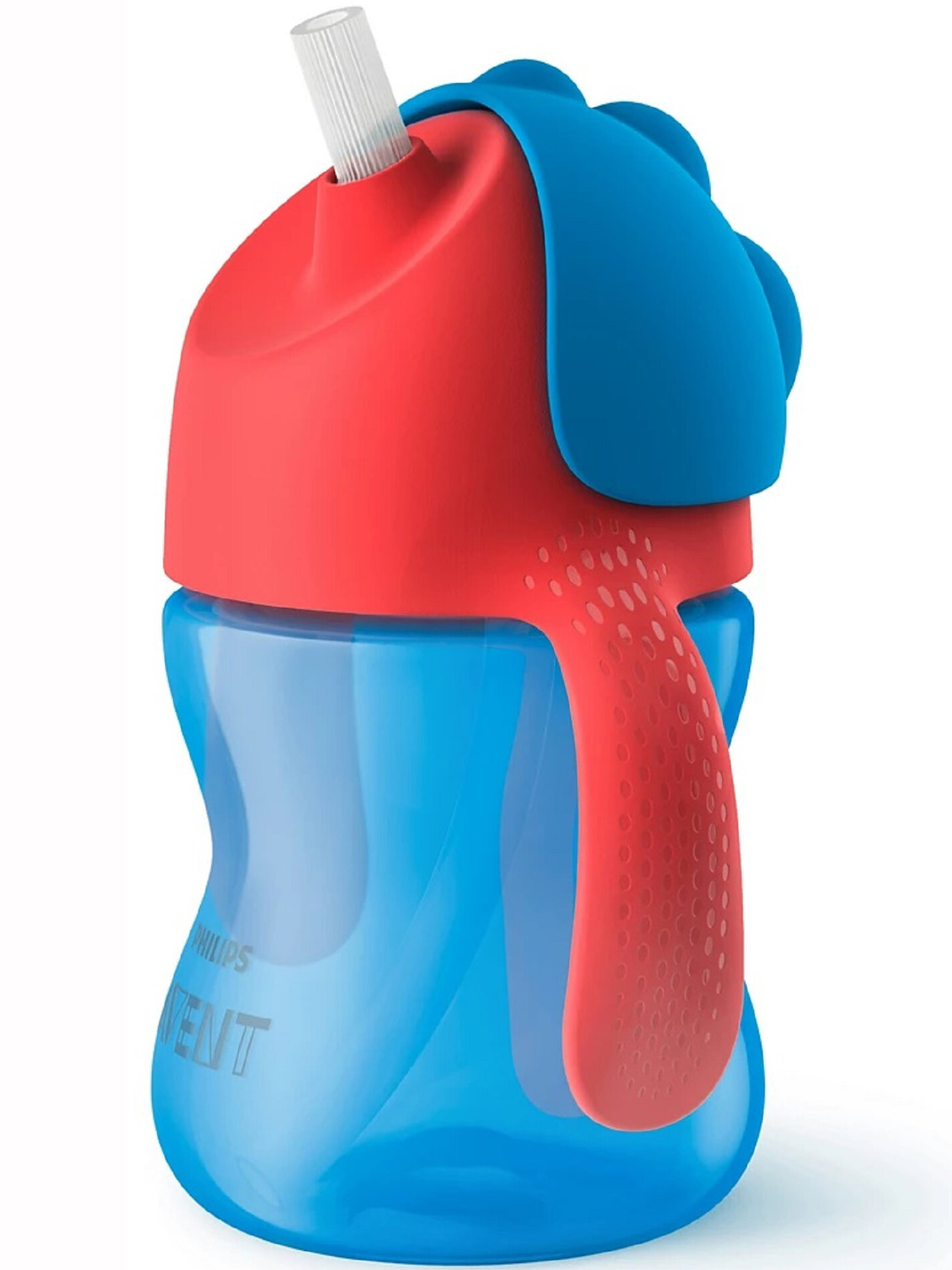 Поильник детский с гибкой трубочкой Philips Avent SCF796/01, 200 мл, 9 мес+, для мальчика, синий