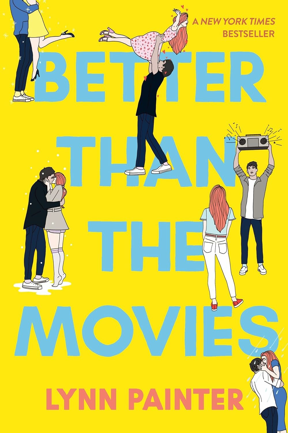 Книга "Better Than the Movies" Lynn Painter, мягкий переплет, 384 стр, 2022 г.