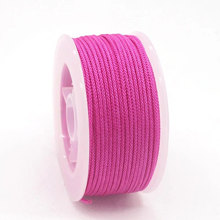 Нейлоновый шнур для бижутерии 1/1.2/1.5/1.8/2/3 мм Розовый, 3.0mm 6m, rose red
