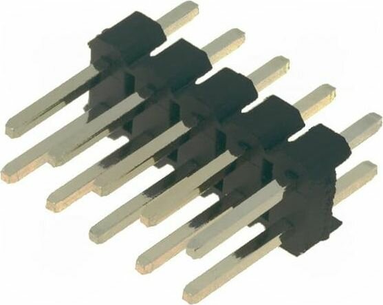 CONNFLY DS1021-2*5SF11-B Штыревой IDC "папа" PIN 10 прямой 2,54мм THT 2x5 дл.3мм, 1шт