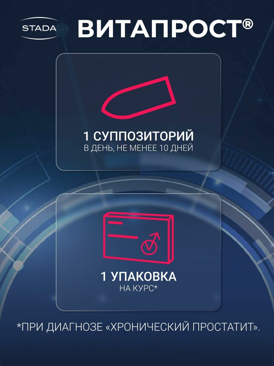 Витапрост, суппозитории ректальные 10 мг, 10 шт. — фото 1