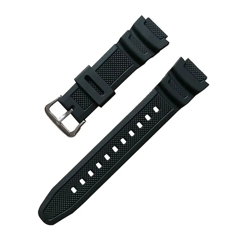 Ремешок для смарт-часов, Заменяемый ремешок для умных часов Casio W-735H W-800 SGW-300H - серебристый