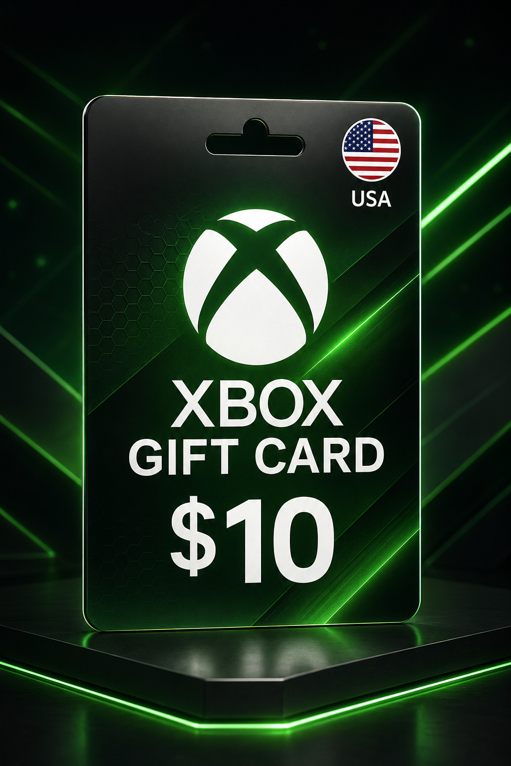 Подарочная карта Xbox на 10 Долларов для региона США