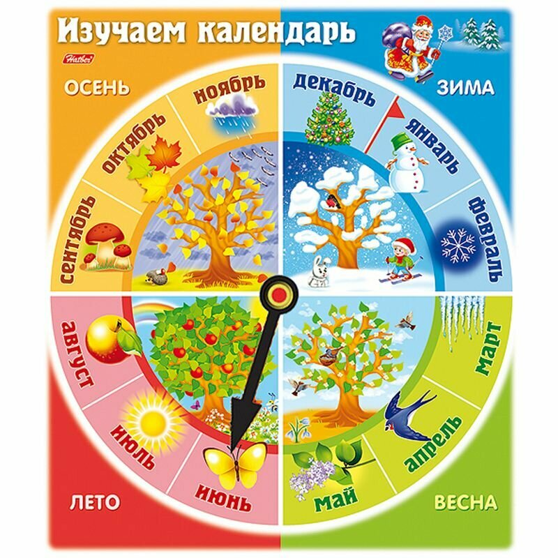 Игра. Изучаем календарь. Изучаем времена года. Зима. Весна. Лето. Осень. обучающая игра по временам года