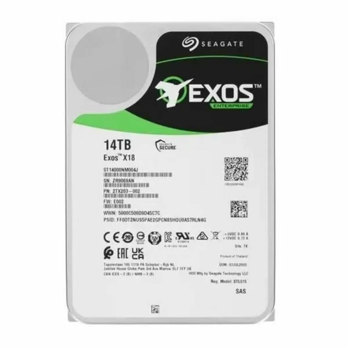 Жесткий диск Seagate ST14000NM008J 14 ТБ 3.5" SAS