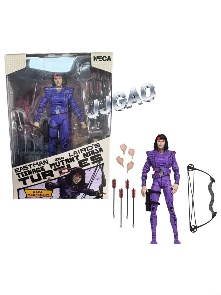 Фигурки NECA, Teenage Mutant Ninja Turtles, Eastman and Laird's: Karai(Mercenary), 7-inch model