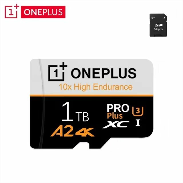 BS Union 1 ТБ Карта памяти microSDXC PRO Endurance (OP_ProEndurance), Class 10, UHS-I U3, 1 * Micro TF/SD-карта 1 * Адаптер для SD-карты