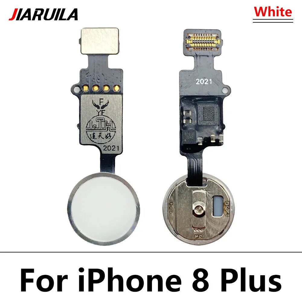 Протестированный новый гибкий кабель с кнопкой возврата «Домой» для iPhone 8 7 Plus 6 7 7 Plus White