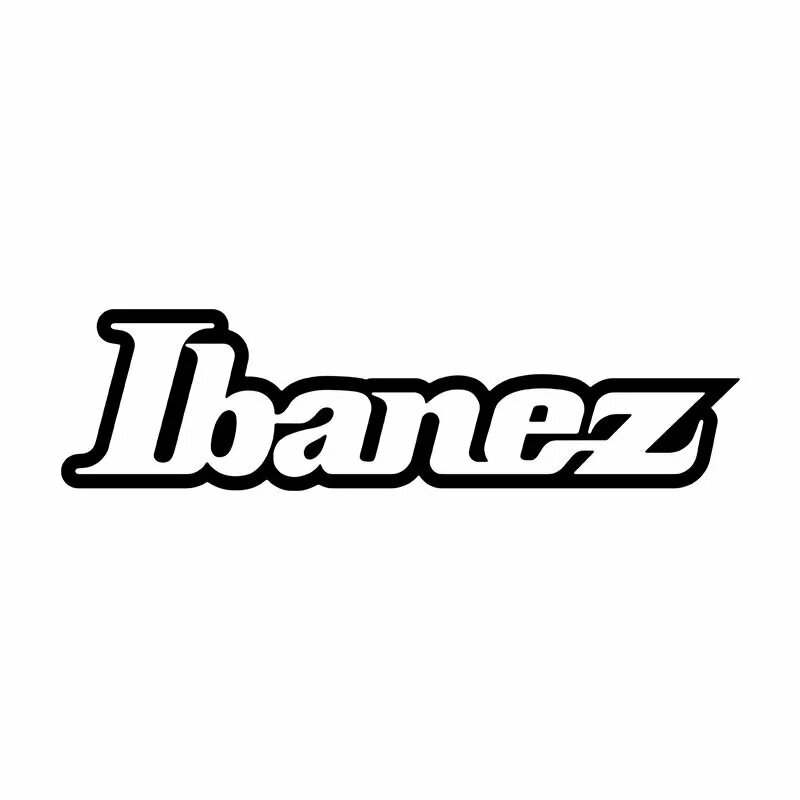 Наклейки FUYOOHI Ibanez, индивидуальная водостойкая наклейка с логотипом, Black C, 15cm, Черный