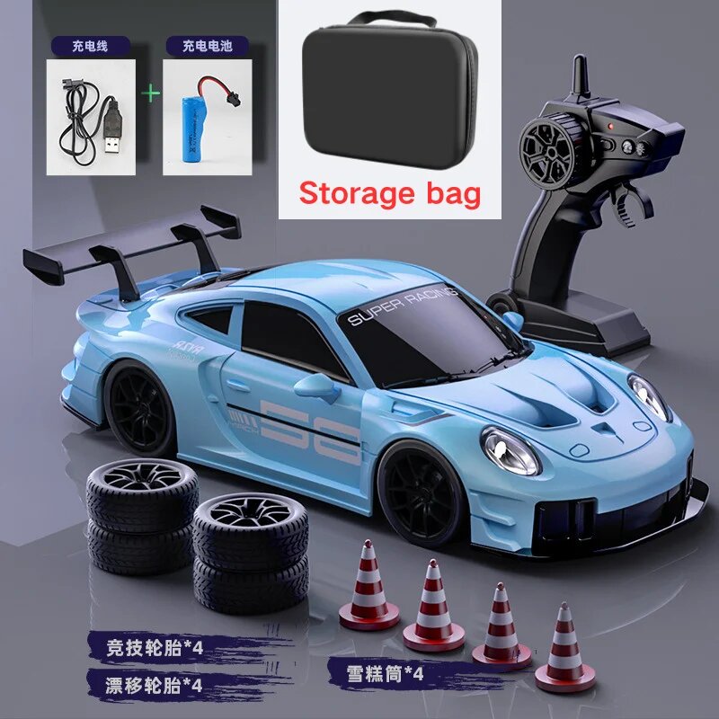 Радиоуправляемая дрифт-машина Teranty GT3 RS 911 mi SU7 1:24 Синий, GT3 RS 911 B Bag