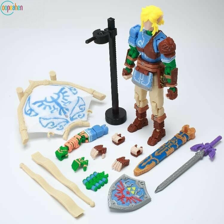 Фигурка Марк Lucky Dummy 13 The Legend of Zelda Link 14см, 3D-печатный подвижный манекен