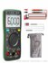 Мультиметр ZT-102L 6000COUNTS TRUE RMS 10A с комплектом щупов и чехлом для элект...