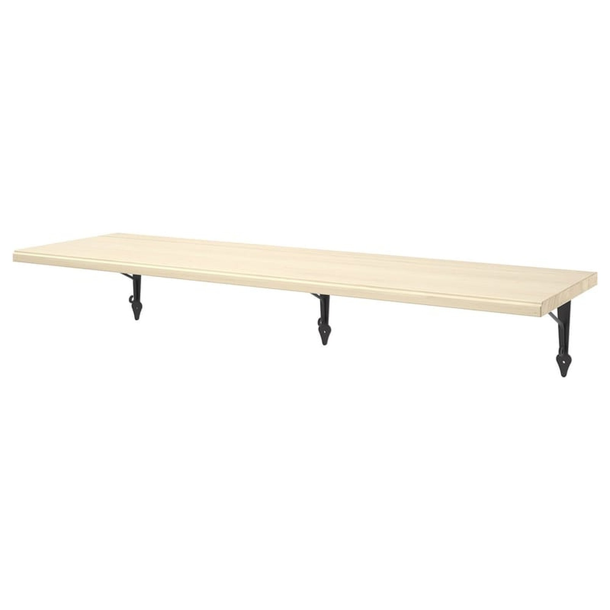 Полка IKEA TRANHULT / KROKSHULT 293.363.23, осиновый, 120x30 см