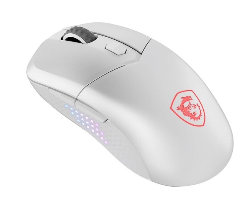Игровая мышь MSI Versa 300 Elite Wireless (белый) полноразмерная, проводная USB Type-A/беспроводная Bluetooth/радио