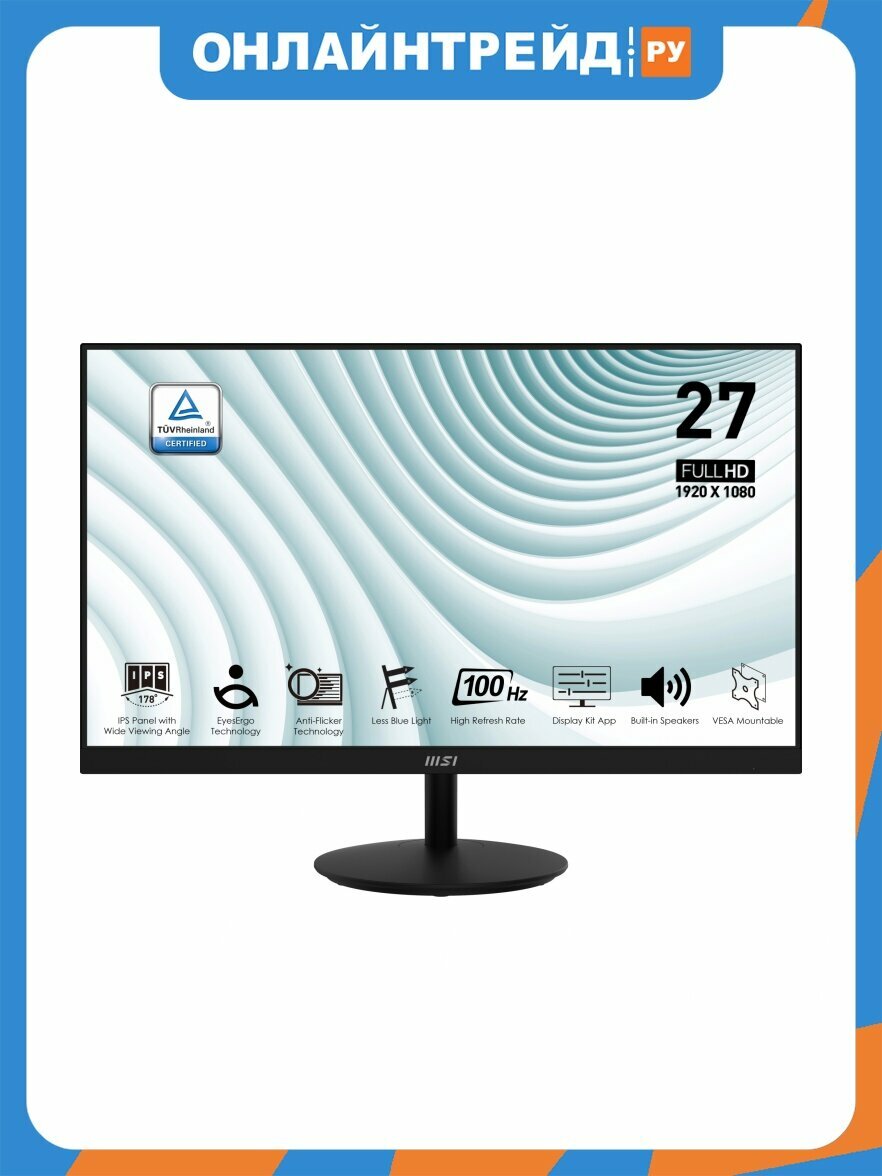 Монитор Msi Pro MP271AP 27" Black