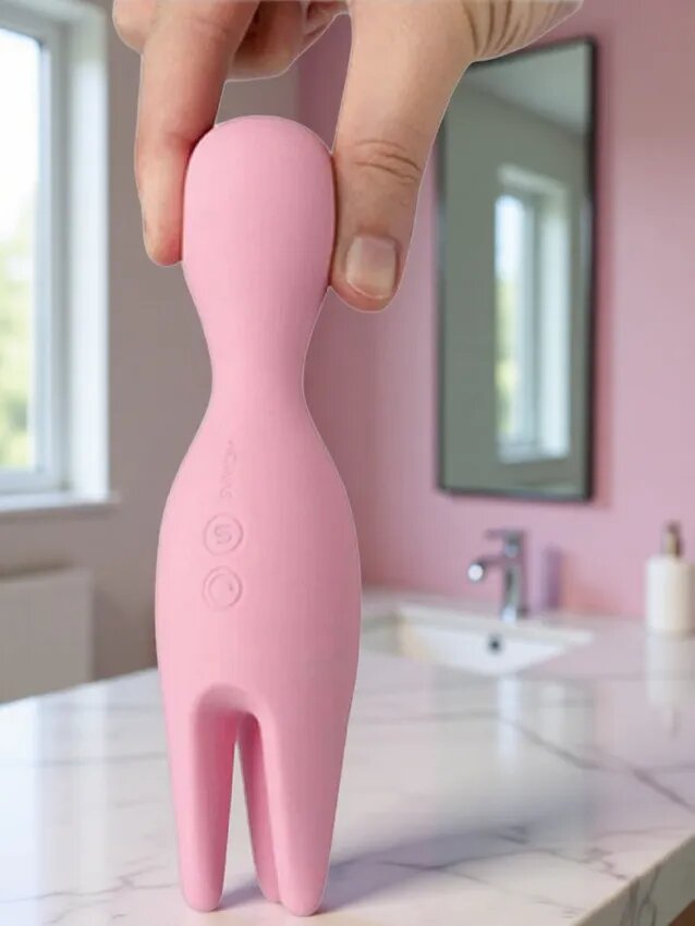 Универсальный премиальный вибростимулятор SVAKOM NYMPH SOFT с подвижными тентаклями, розовый, 15,6 см (в пакете)