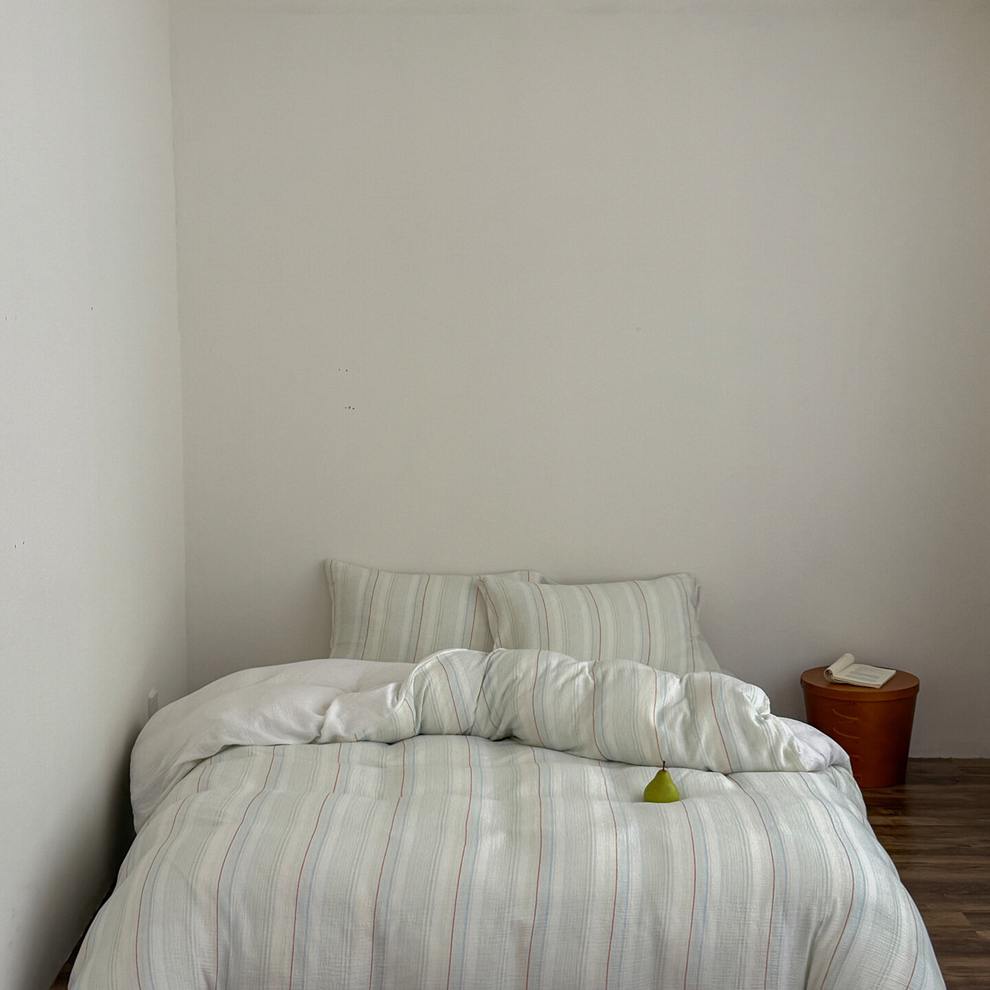 Скандинавский стиль чистого хлопка, постельный комплект 1,8 м с простыней, комплект из 4 предметов, дышащая ткань