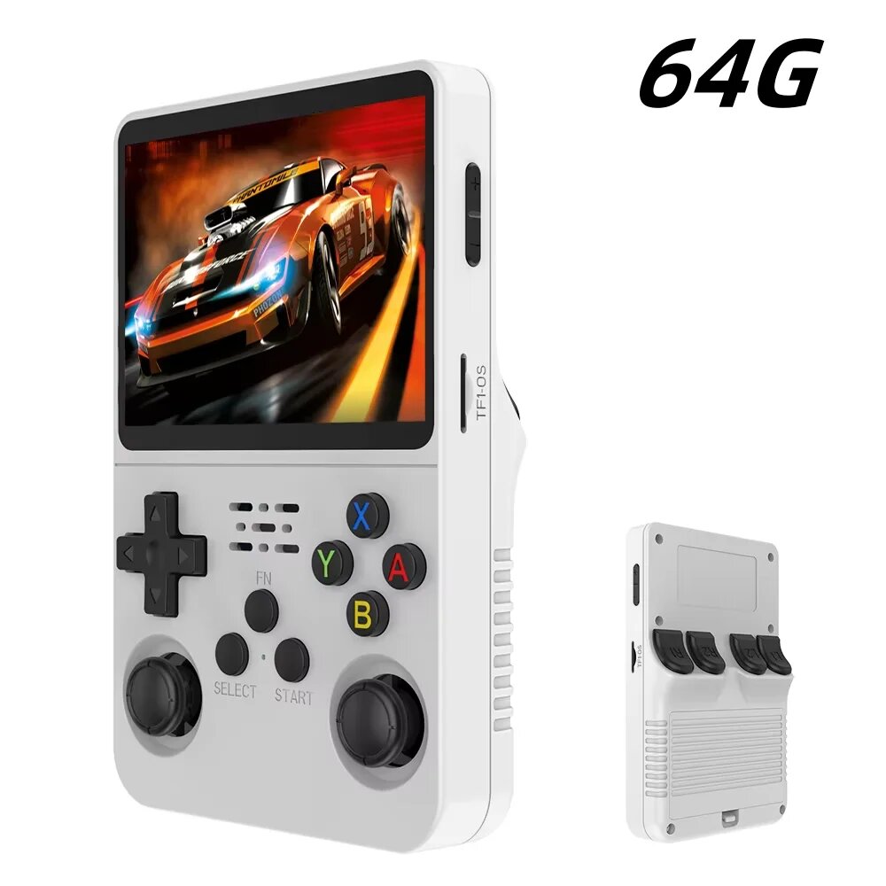 ARKOS R36S портативная игровая консоль 64/128ГБ Белый, White 64G